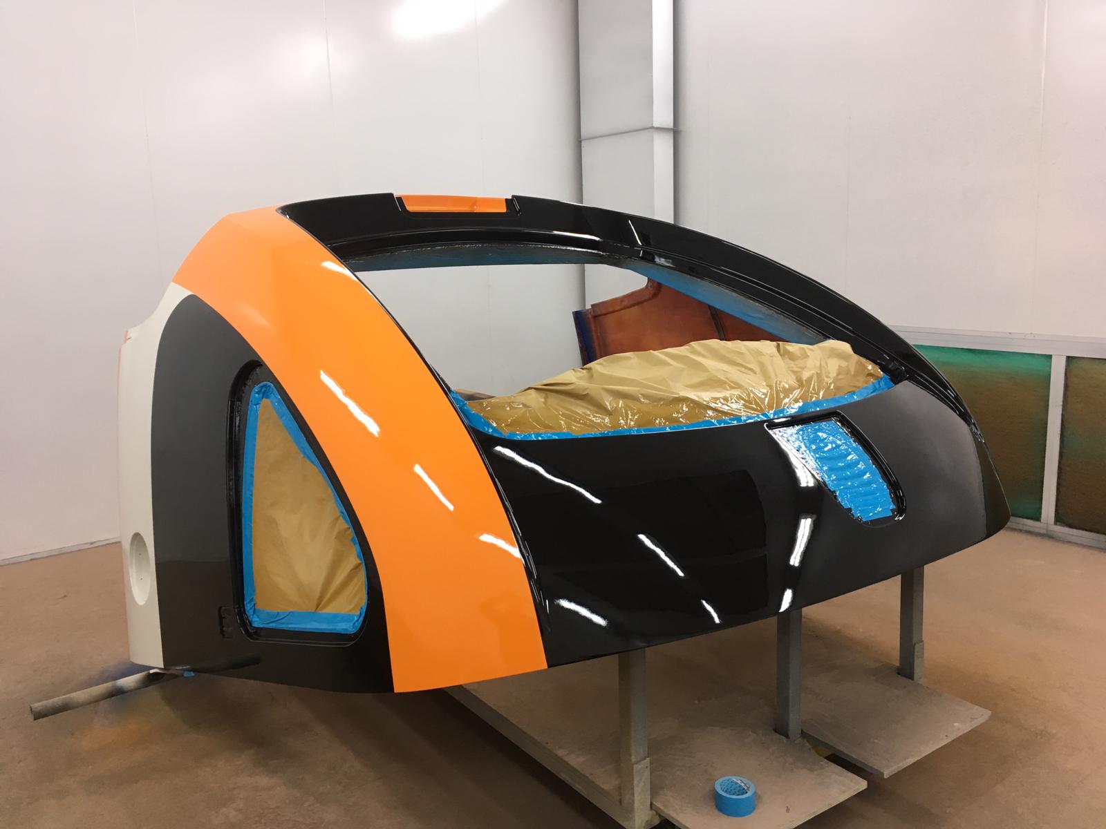 Train Cab painting for a leading train manufacturer in the midlands UK ...