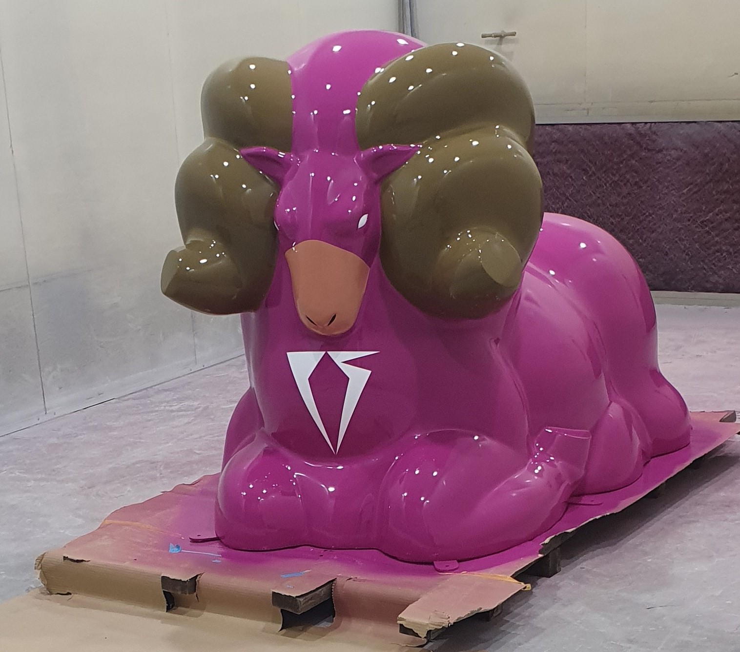 Derby RAM Trail 2021 - Painting of Captain Stone! - Millenium Site Services